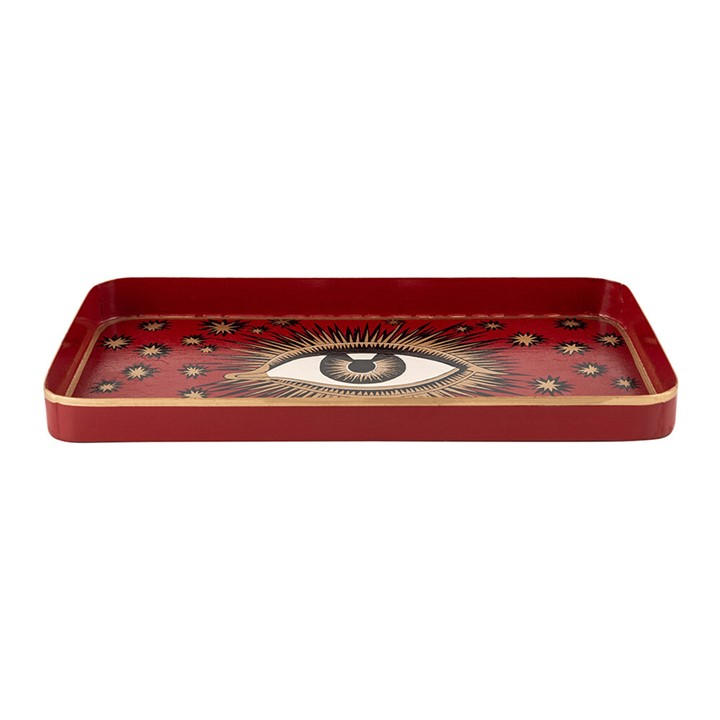 Les Ottomans | Eye Iron Tray | Red | FRASERS