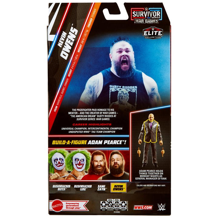 WWE | Elite Collection Action Figure Kevin Owens | Elite Survivor | FRASERS